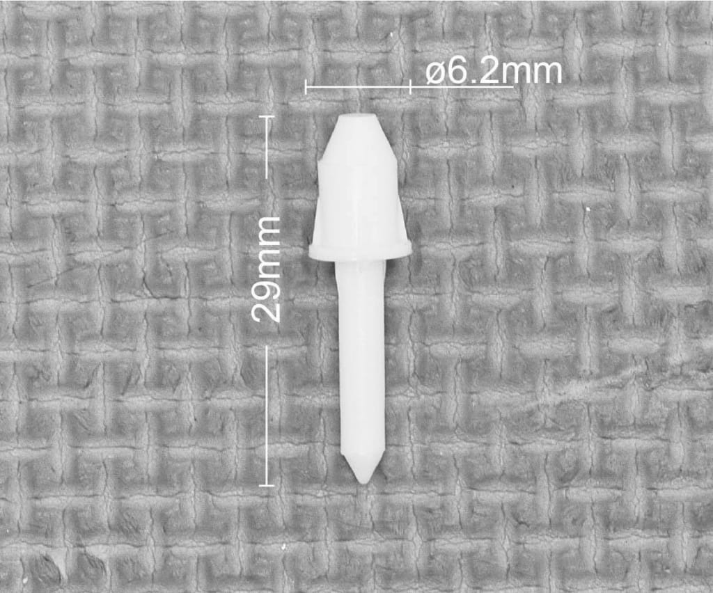 DIY Plantation Shutter – Louver Pins (20 pcs) Plastic Spare Parts ...